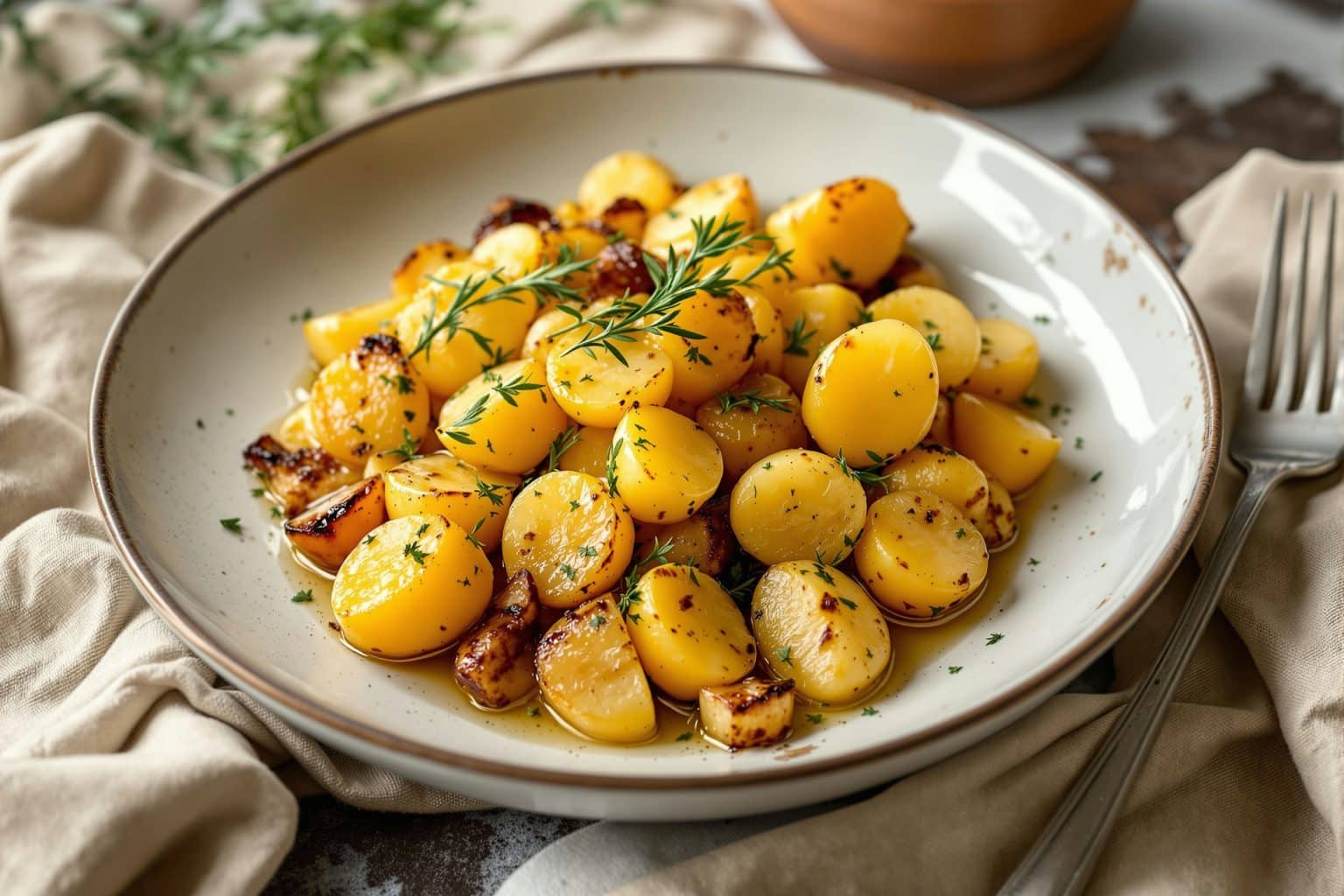 Pomme de terre grenaille au four : recette simple et savoureuse
